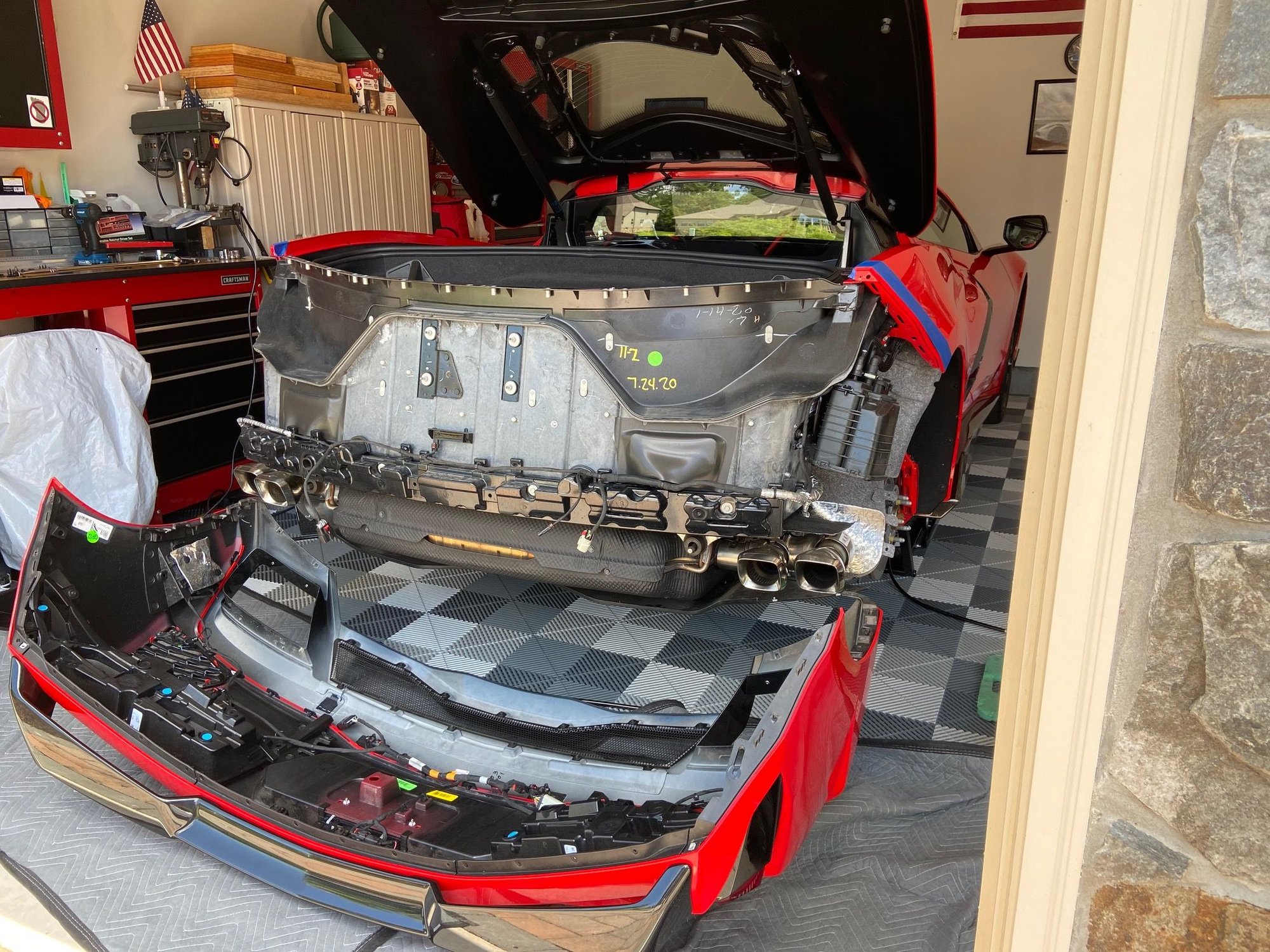 Apsis: Another Installed Pictures for C8 Rear Fascia Air Vent ...