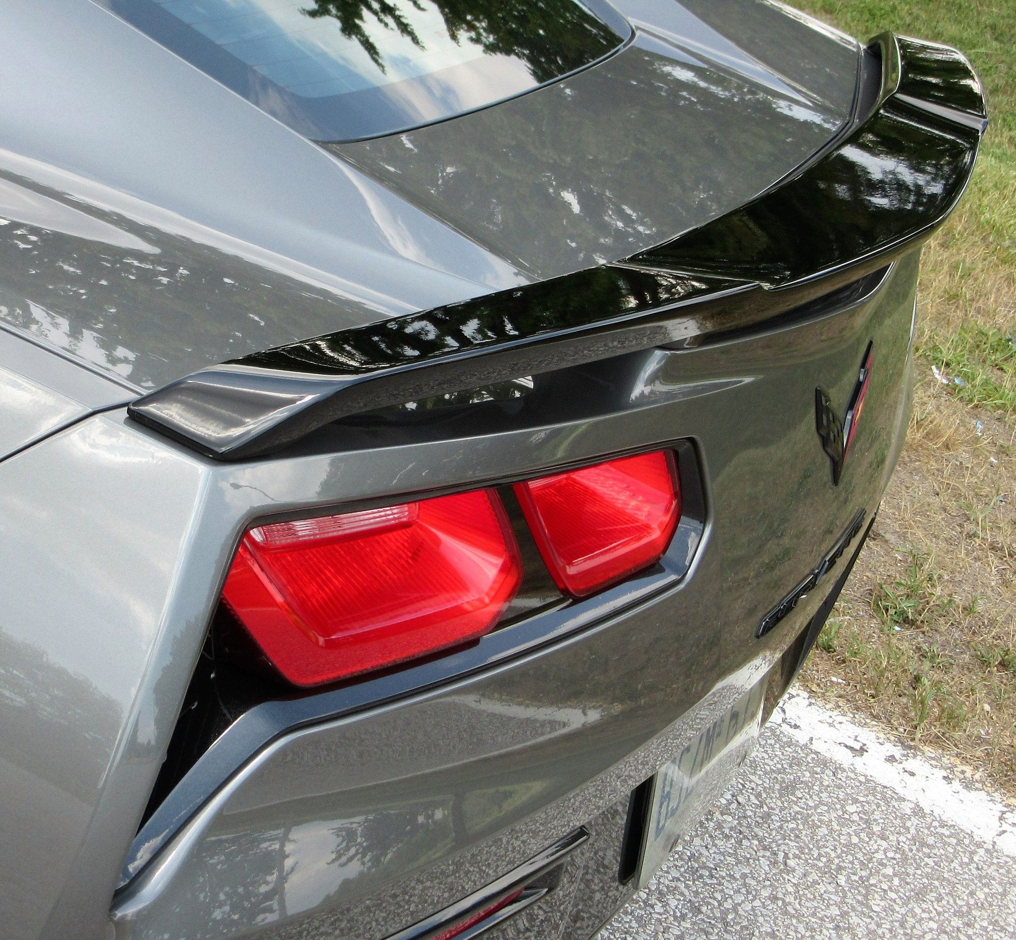 C7 Base StingRay Black High Wing Spoiler (pics) - CorvetteForum ...