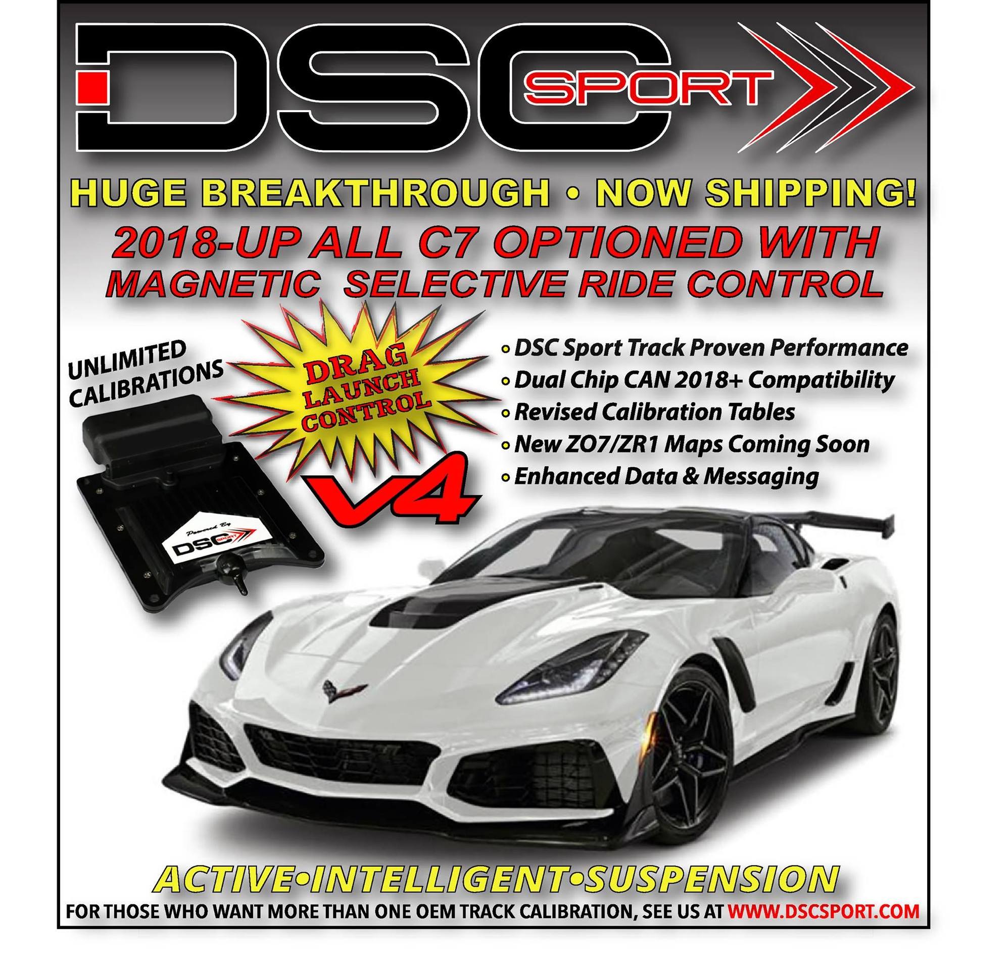 DSC Sport V4 controller: New Firmware Release for all C7 models 2018 ...