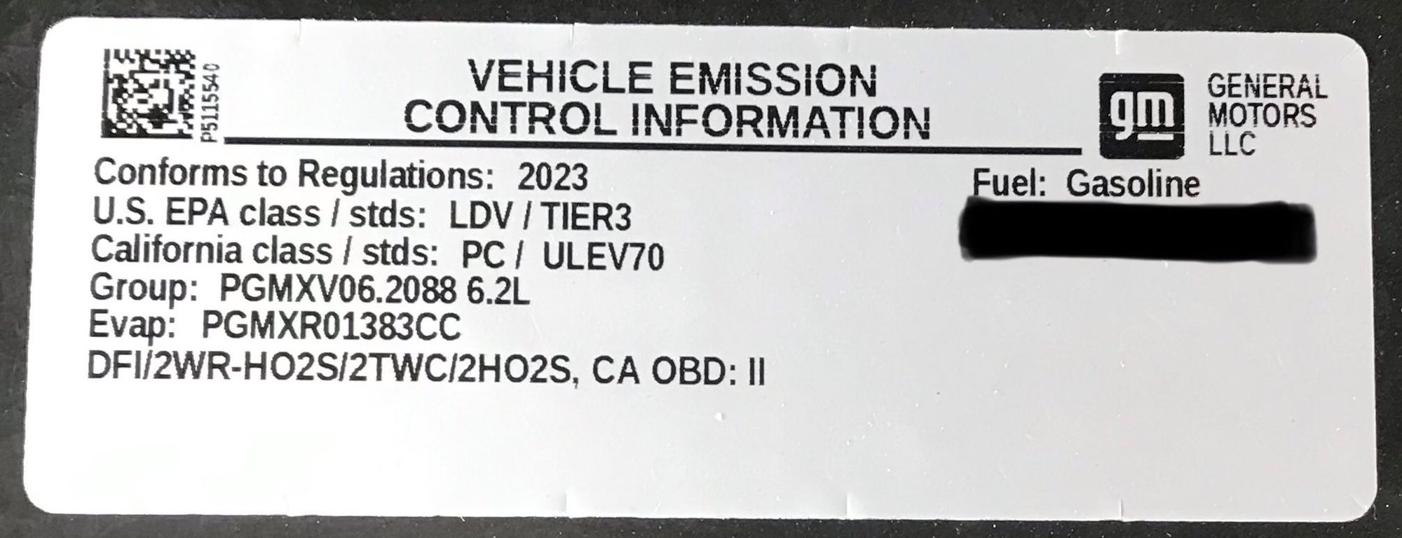 Courtesy CA and emissions on a YF5 - CorvetteForum - Chevrolet Corvette ...