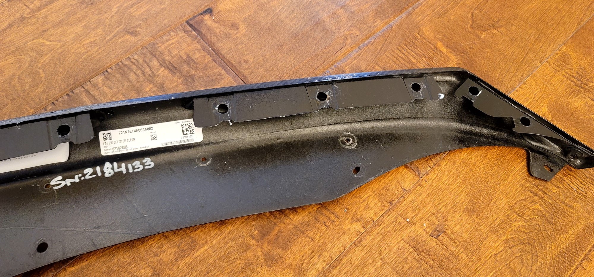 FS (For Sale) C7 Carbon Fiber Front Splitter, Preowned - CorvetteForum ...