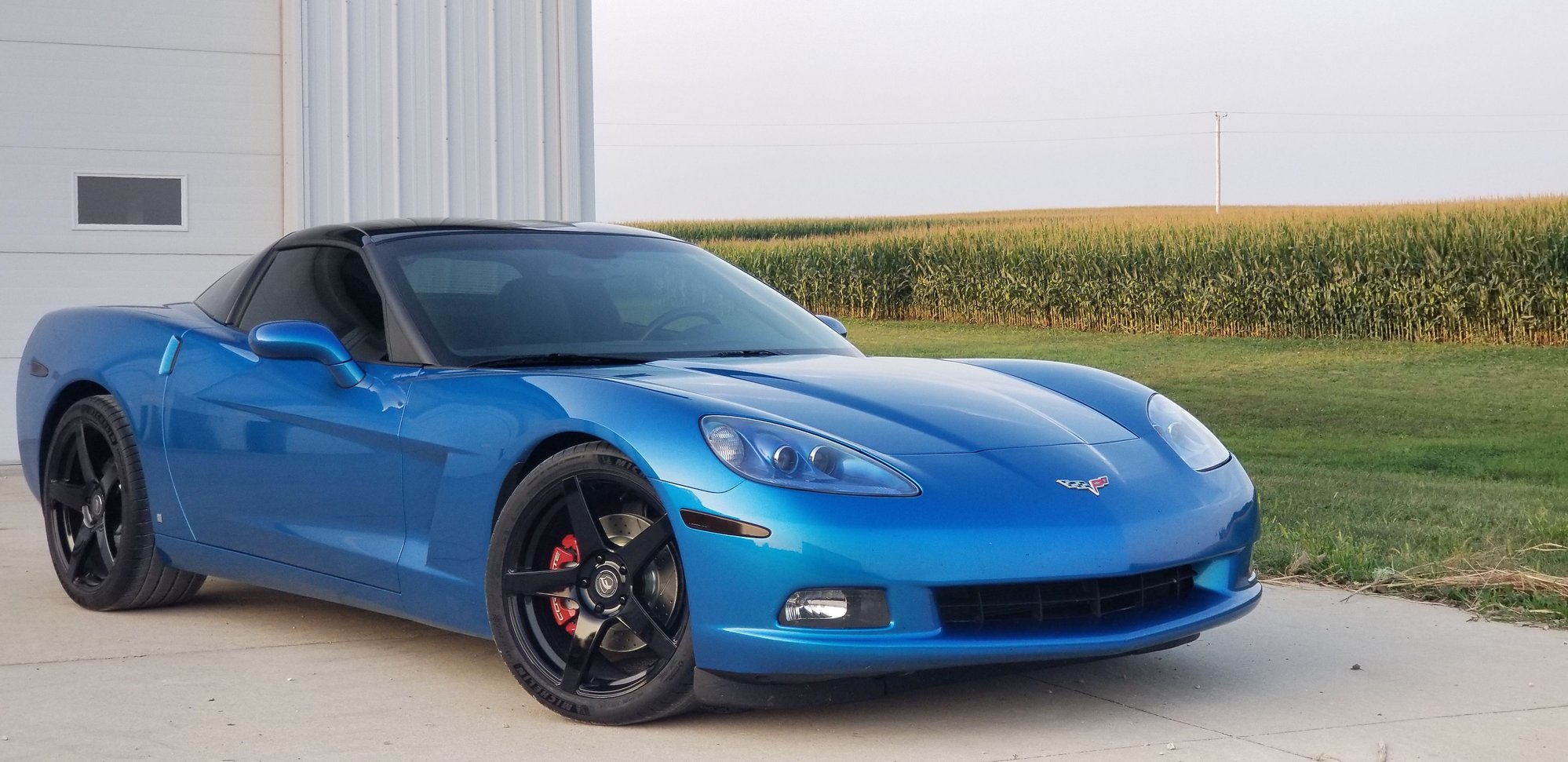 FS (For Sale) 2008 C6 LS3 coupe manual 6 speed JETSTREAM BLUE LOW MILES ...