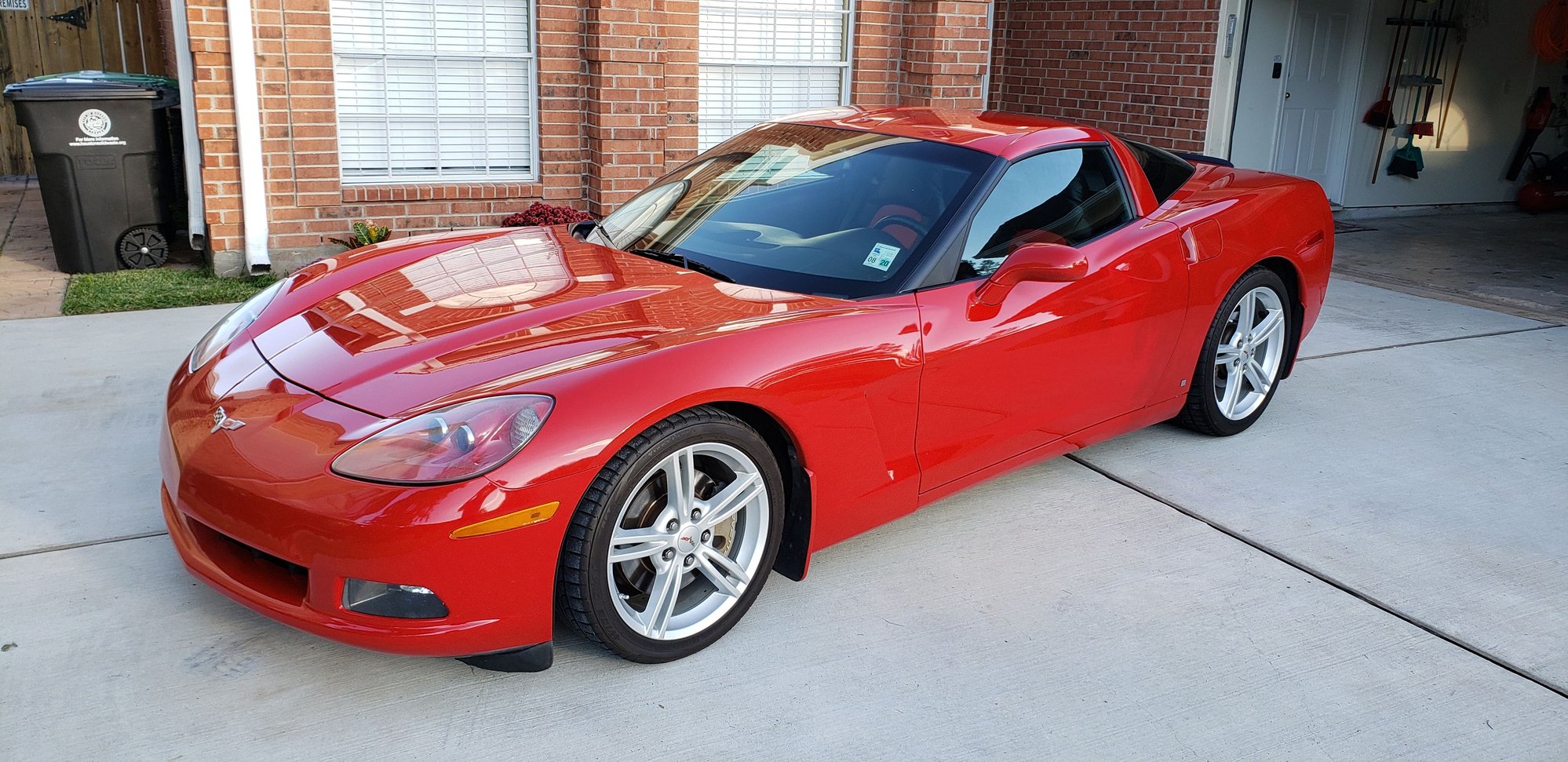 FS (For Sale) 2008 C6, 2LT + NPP, 6-speed, Victory Red, Houston, TX ...