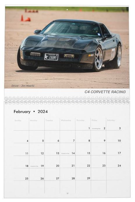 2024 C4 Corvette Racing Calendar: Now Available! - CorvetteForum ...