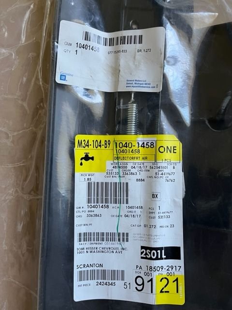 FS (For Sale) C5 OEM Front Air Dam and Side Panels - CorvetteForum ...