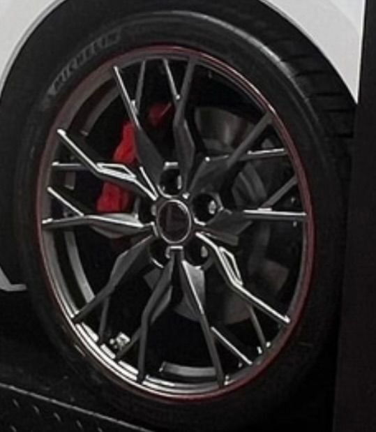 FS (For Sale) Q9A 20 Spoke Midnight Gray Red Stripe Wheels ...