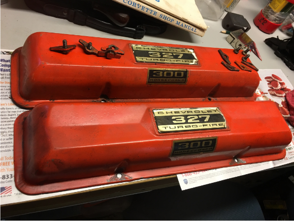 WTB (Want To Buy) 327/300 steel valve covers - CorvetteForum ...