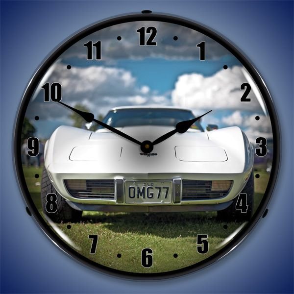 Custom Lighted Wall Clocks Featuring Your Car! - CorvetteForum ...