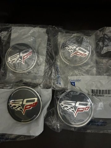 FS (For Sale) C6 60th Anniversary Center Caps - CorvetteForum ...