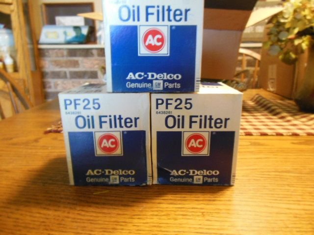 FS (For Sale) AC DELCO PF-25 filters (3) - CorvetteForum - Chevrolet ...