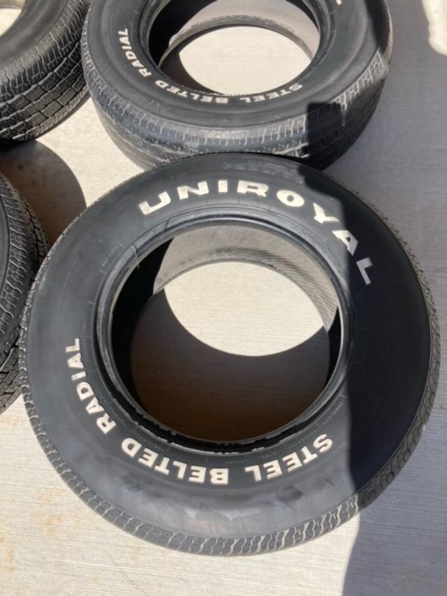 FS (For Sale) UNIROYAL STEEL BELTED RADIAL Tires 225/70R15 RWL ...