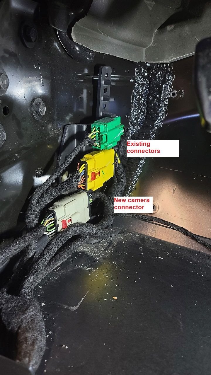 So you want to install the factory front cameras. You won't after ...