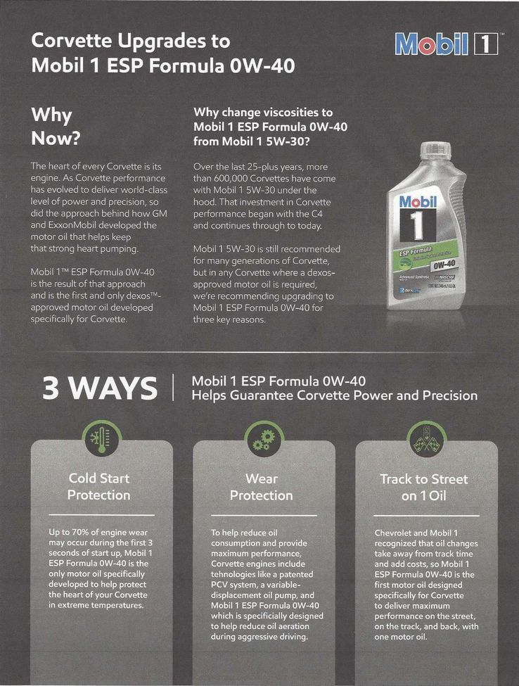 Correct oil in a c8 - CorvetteForum - Chevrolet Corvette Forum Discussion