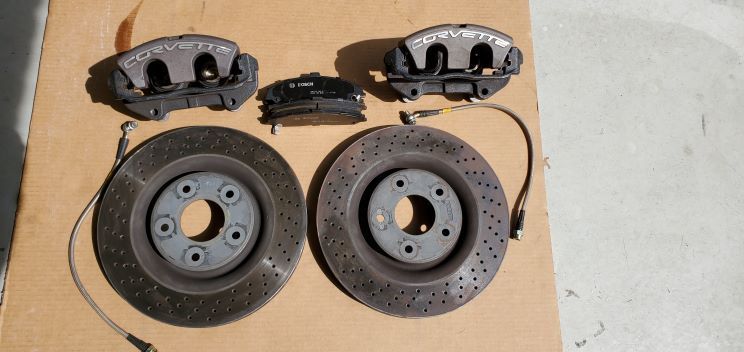 FS (For Sale) C6 Z51/J55 Front Brake Package Complete - CorvetteForum ...