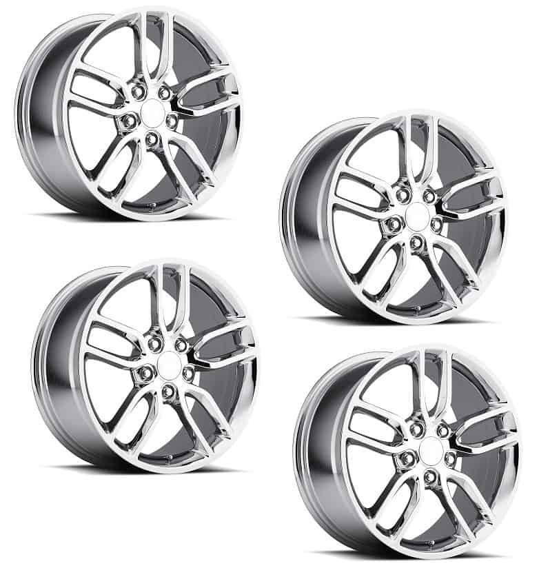 FS (For Sale) Set of Four Style Chrome Wheels (set) Z51-W-600 For 2014 ...