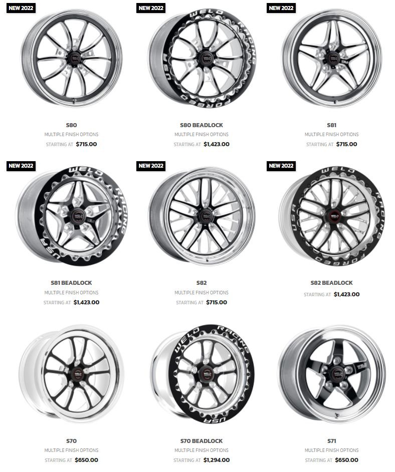WELD Performance RT-S Forged Wheels - S80 S81 S82 S70 S71 S72 S76 S77 ...