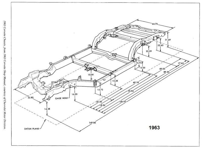 '63 Corvette Frame Dimension Schematic - CorvetteForum - Chevrolet ...
