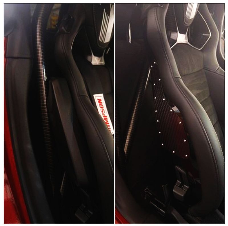 ZR1 C7 competition seats in a C6 Corvette ZR1 conversion finished ...