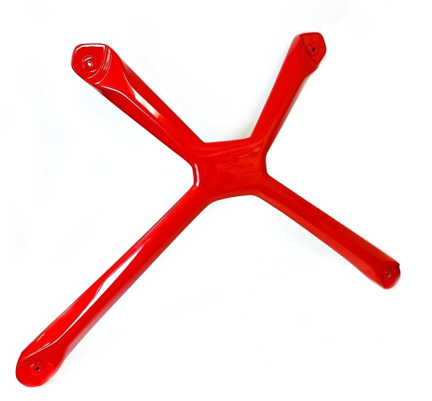 C8 Corvette Engine X Brace in Painted Body Colors and Carbon Fiber ...