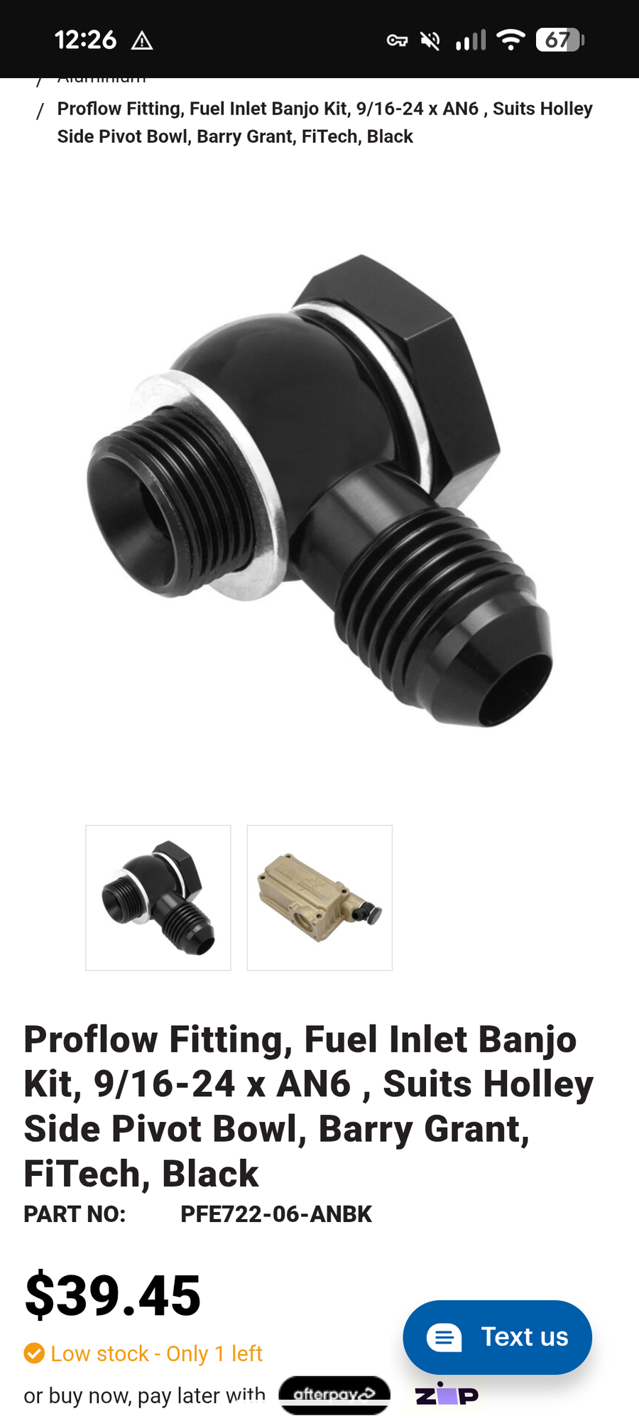 Hard line to Edelbrock/Carter Carb? - CorvetteForum - Chevrolet ...