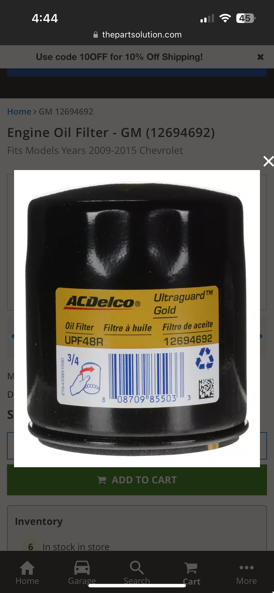 Possible knock off oil filter? UPF48R - CorvetteForum - Chevrolet ...