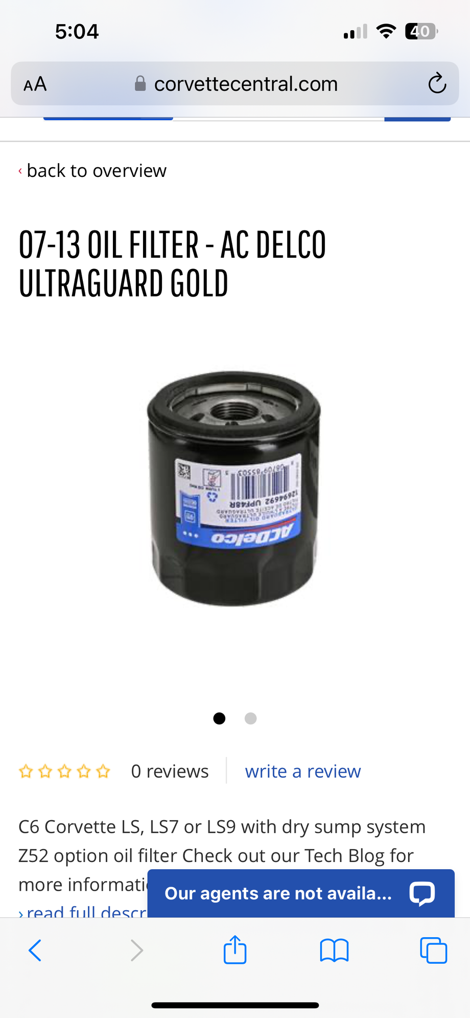 Possible knock off oil filter? UPF48R - CorvetteForum - Chevrolet ...