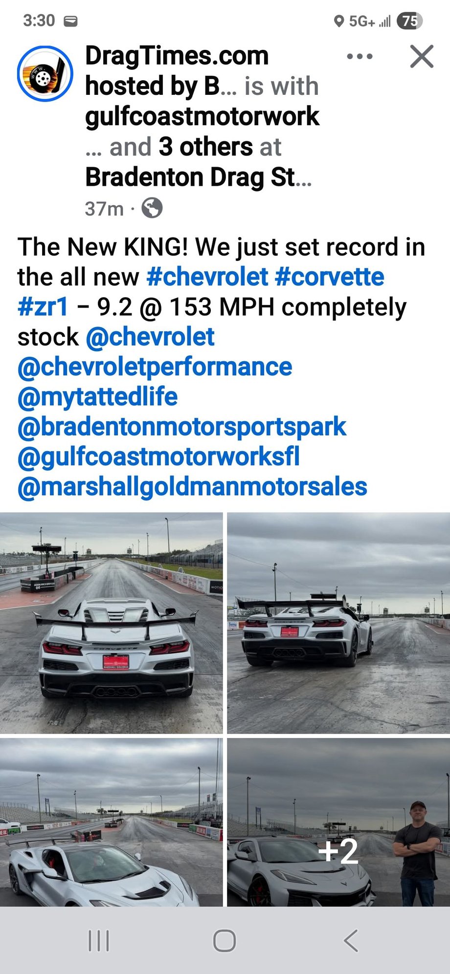 Dragtimes ZR1 9.2 @153mph bone stock - Page 2 - CorvetteForum ...