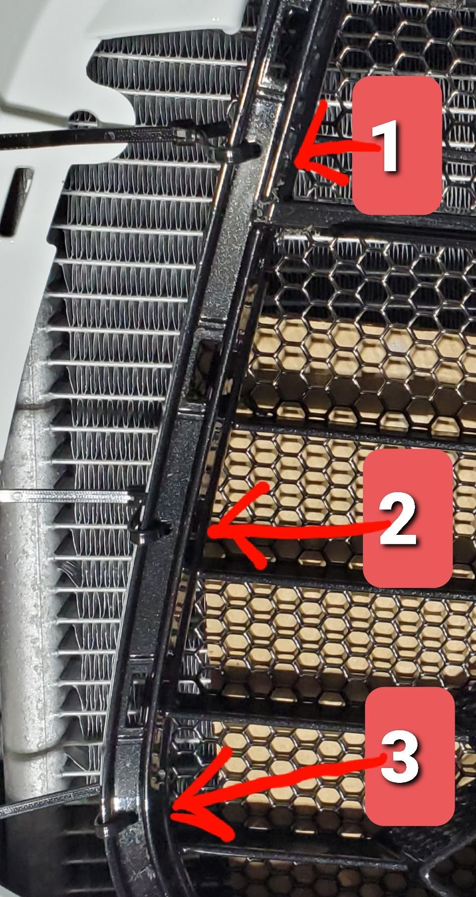 DIY C8 radiator protection mesh installation - Page 3 - CorvetteForum ...