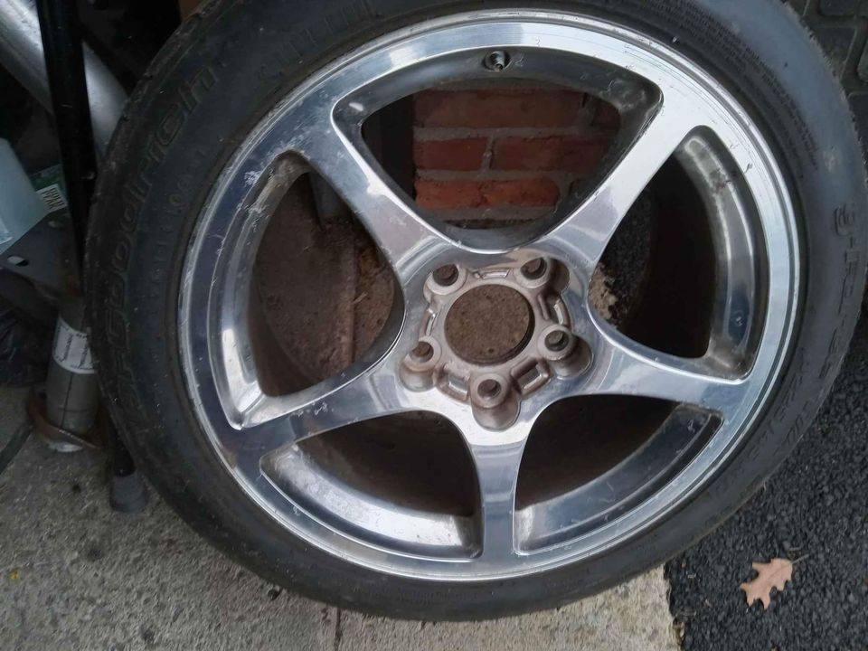 FS (For Sale) Corvette C5 OEM polished 'Y2k' (aka: 'thin spokes ...