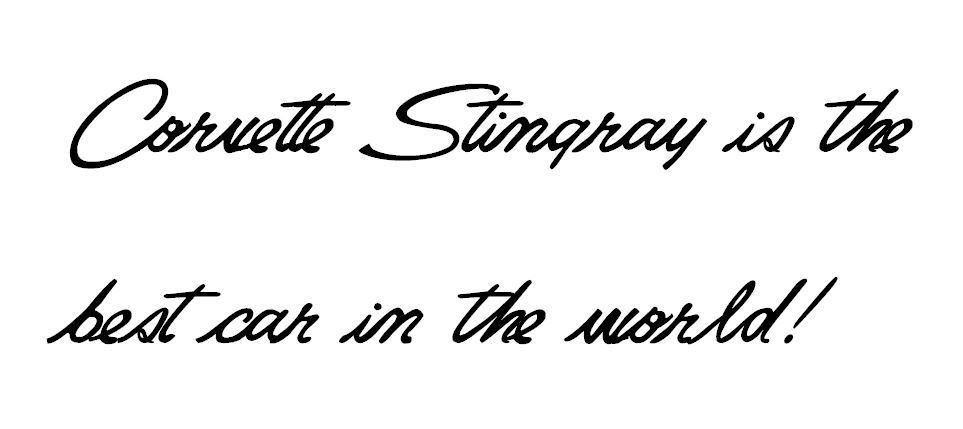 I have created a C3 font. Hope U like it - CorvetteForum - Chevrolet ...