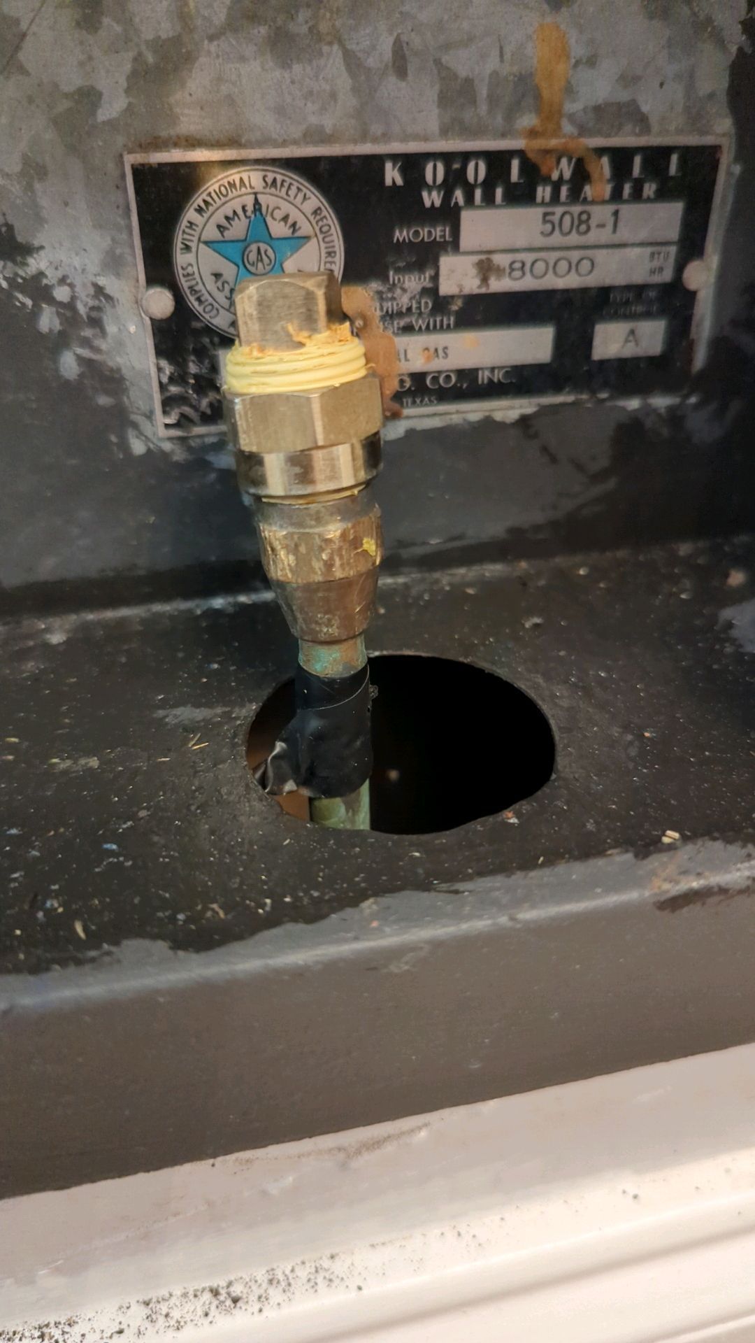 Leaking capped gas outlet - DoItYourself.com Community Forums