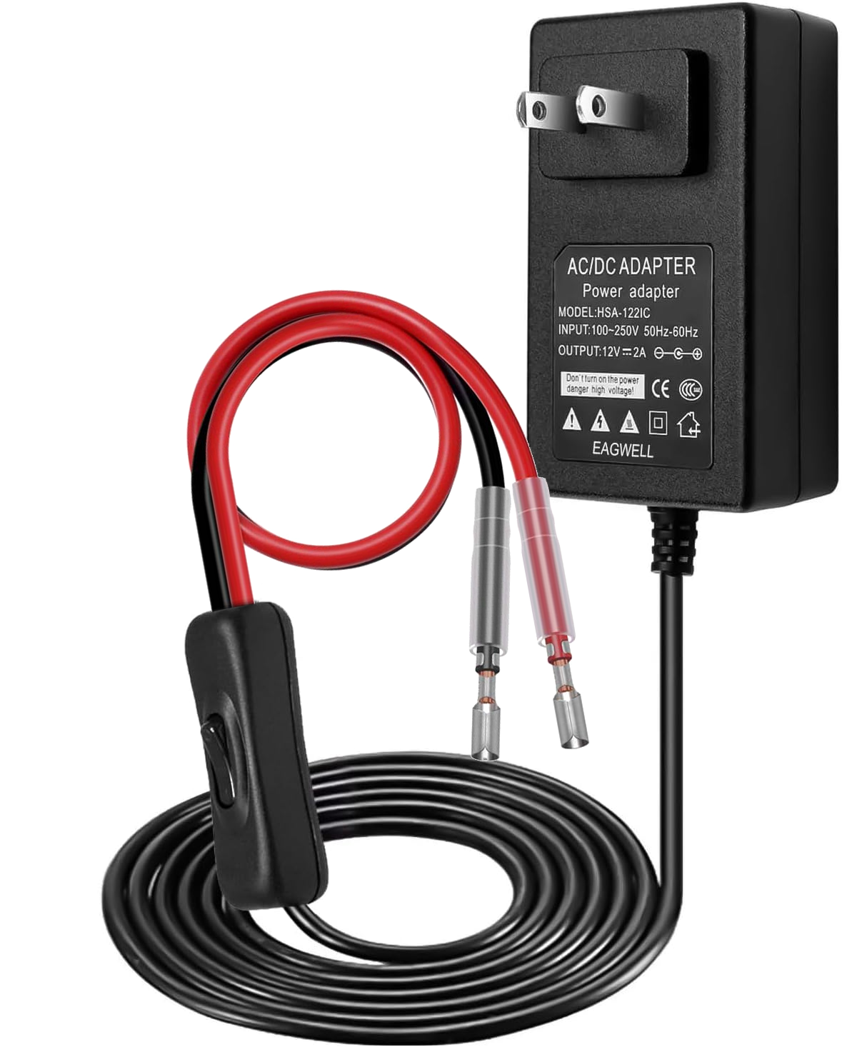 How do I convert battery clamp style to wall plug-in adapter ...