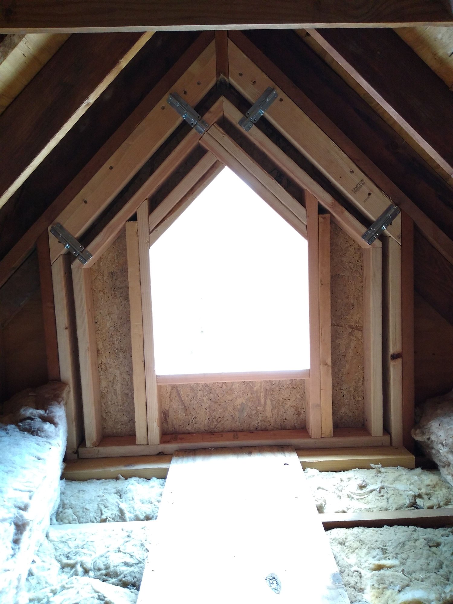 Gable End HVAC Access Idea - DoItYourself.com Community Forums