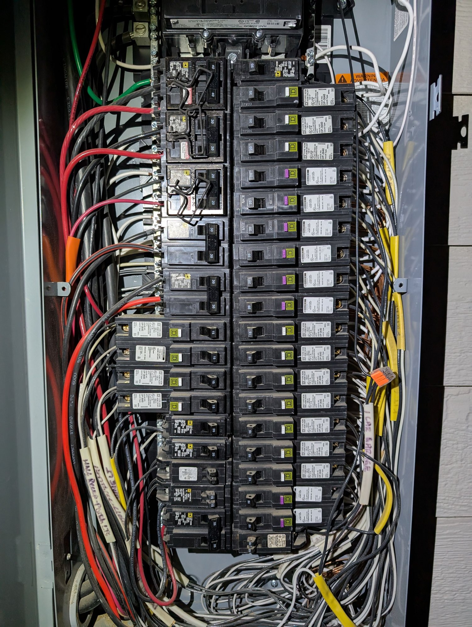 Move circuits between exterior panels - DoItYourself.com Community Forums