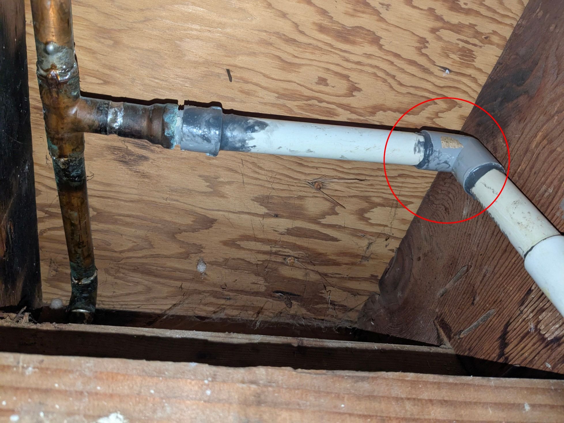 pinhole leak in PVC pipe inside wall - OK to patch? - DoItYourself.com ...
