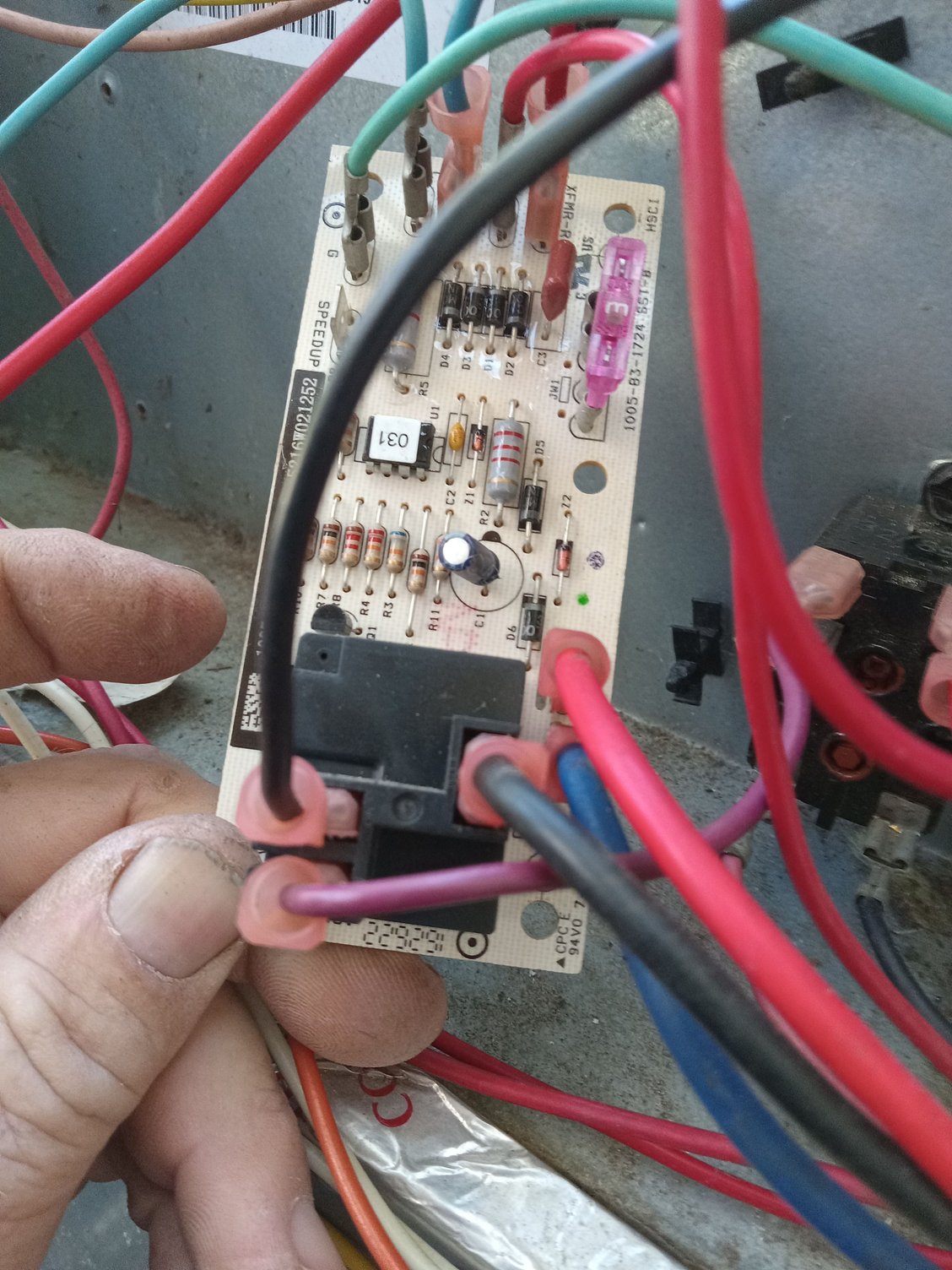 Heat pump: 3 amp fuse blows when heat selected - DoItYourself.com ...