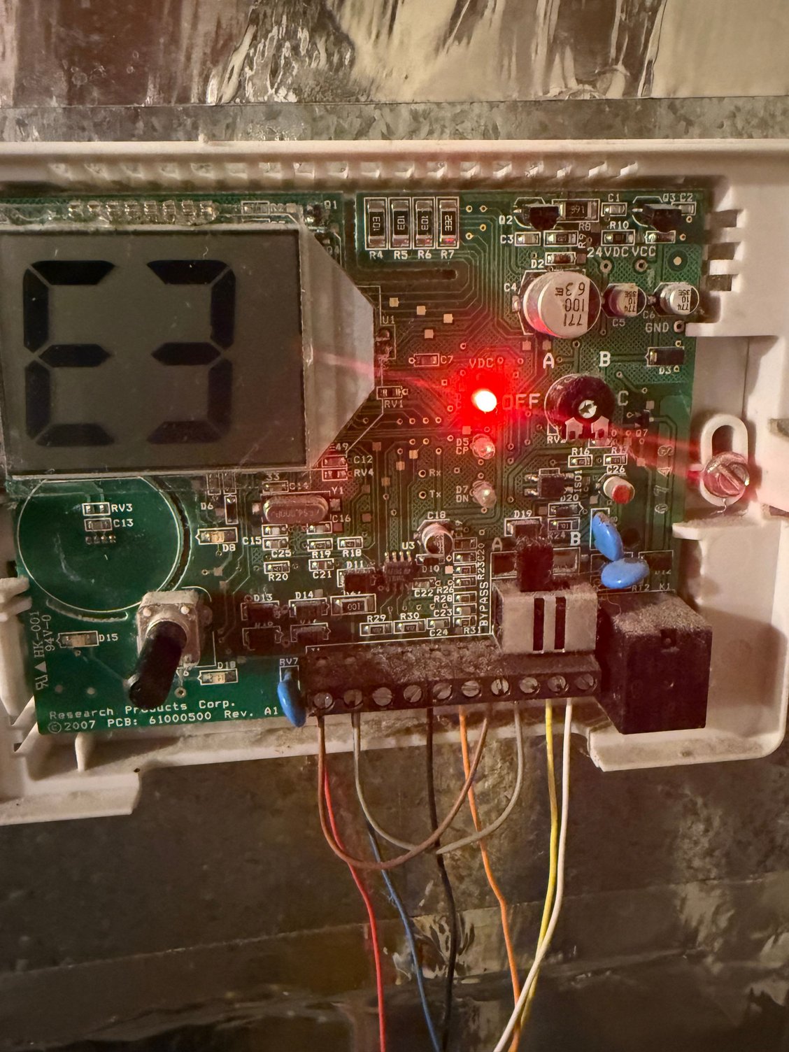 Aprilaire humidistat 58 wiring and e3 code - DoItYourself.com Community ...