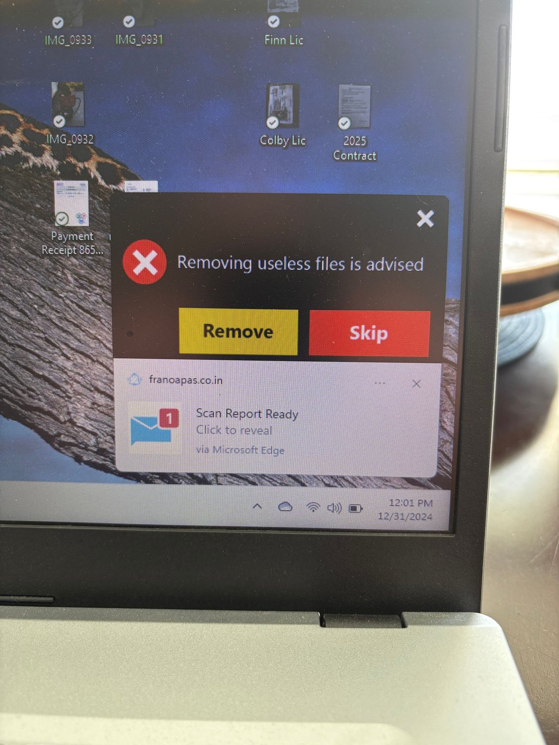 Virus detected pop up - DoItYourself.com Community Forums