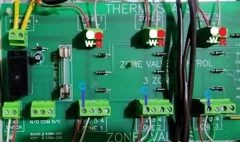 Wifi tstat wiring to zone valve control without a C terminal ...