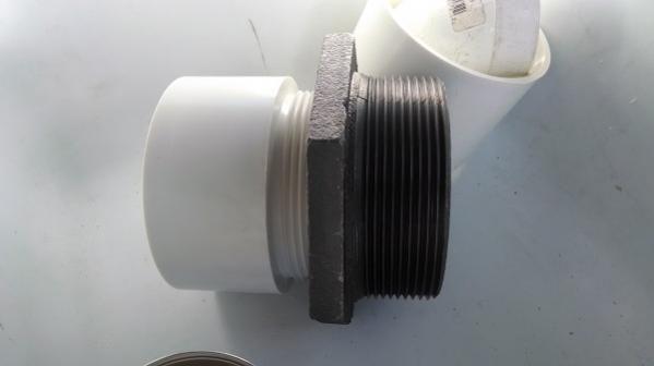 3-1/2" Cast Iron pipe connection to PVC - DoItYourself.com Community Forums