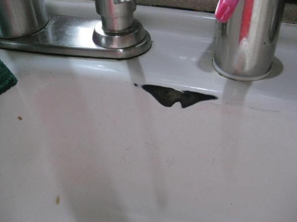 How to remove a drop-in porcelain sink under a countertop ...