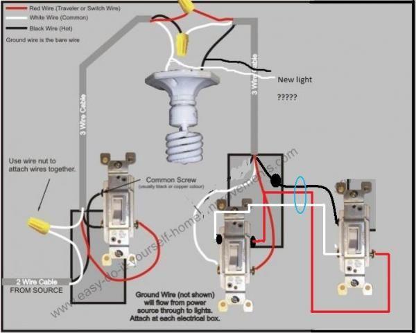 3 way switch question and adding light/switch - DoItYourself.com Community Forums