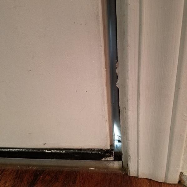Entry door misaligned and warped - DoItYourself.com Community Forums