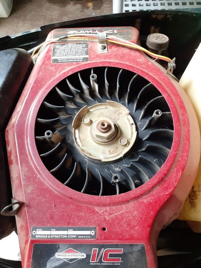 Riding mower flywheel assembly locking up. DoItYourself Community Forums