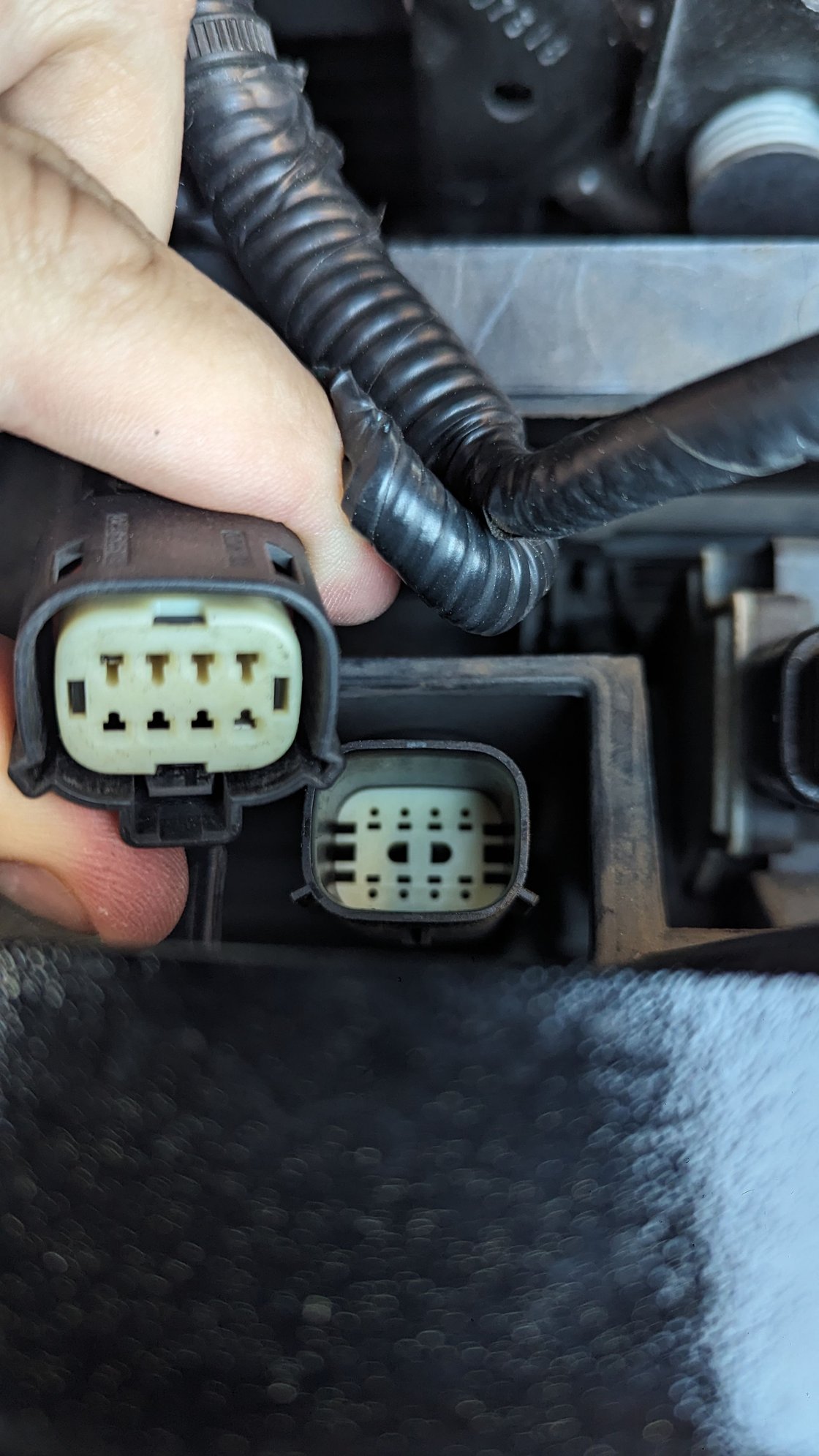 Plugs behind grille. No ac - Ford F150 Forum - Community of Ford Truck Fans