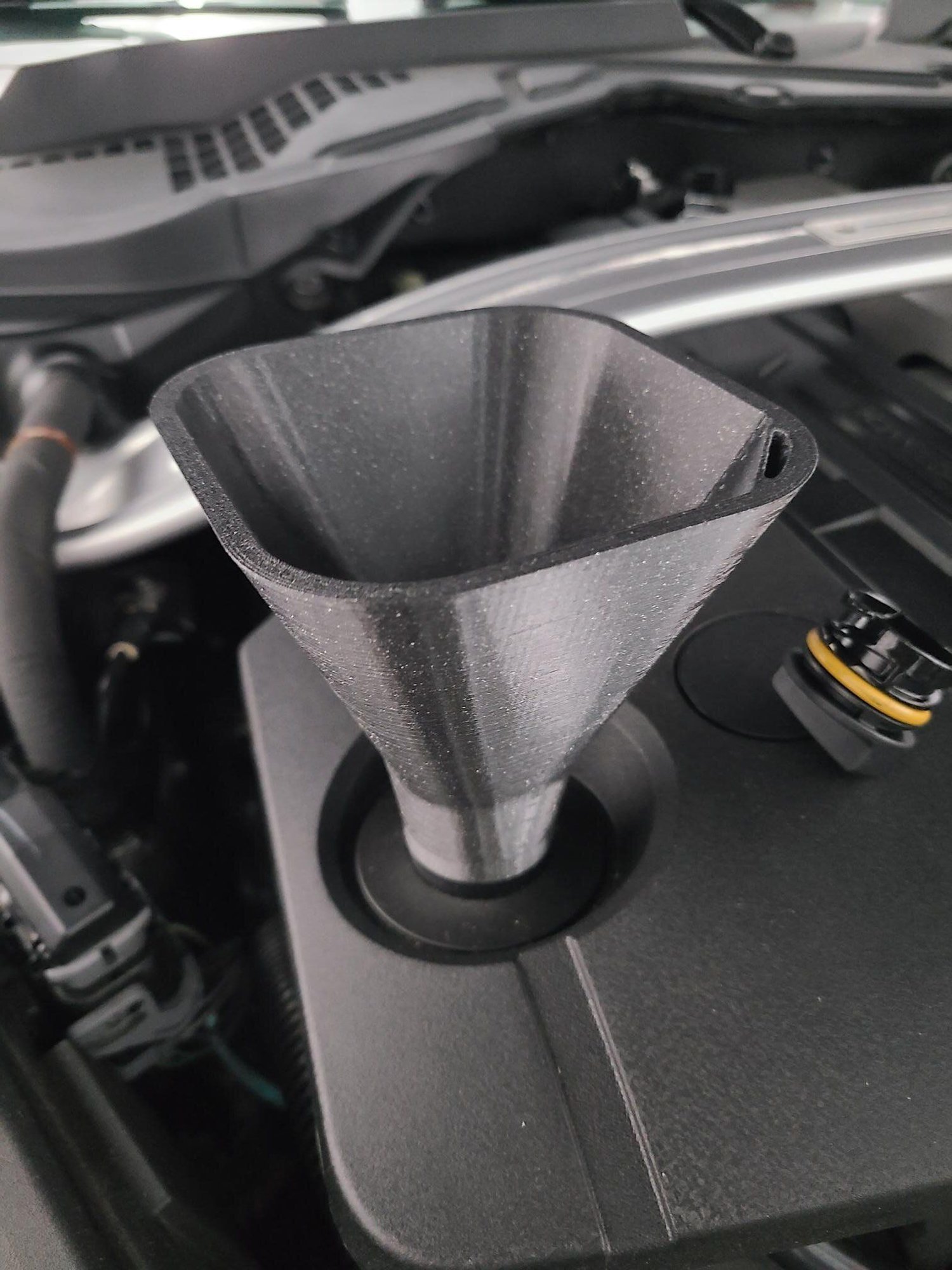 Anyone interested in a 3D printed twist-to-lock oil funnel? - Ford F150 ...