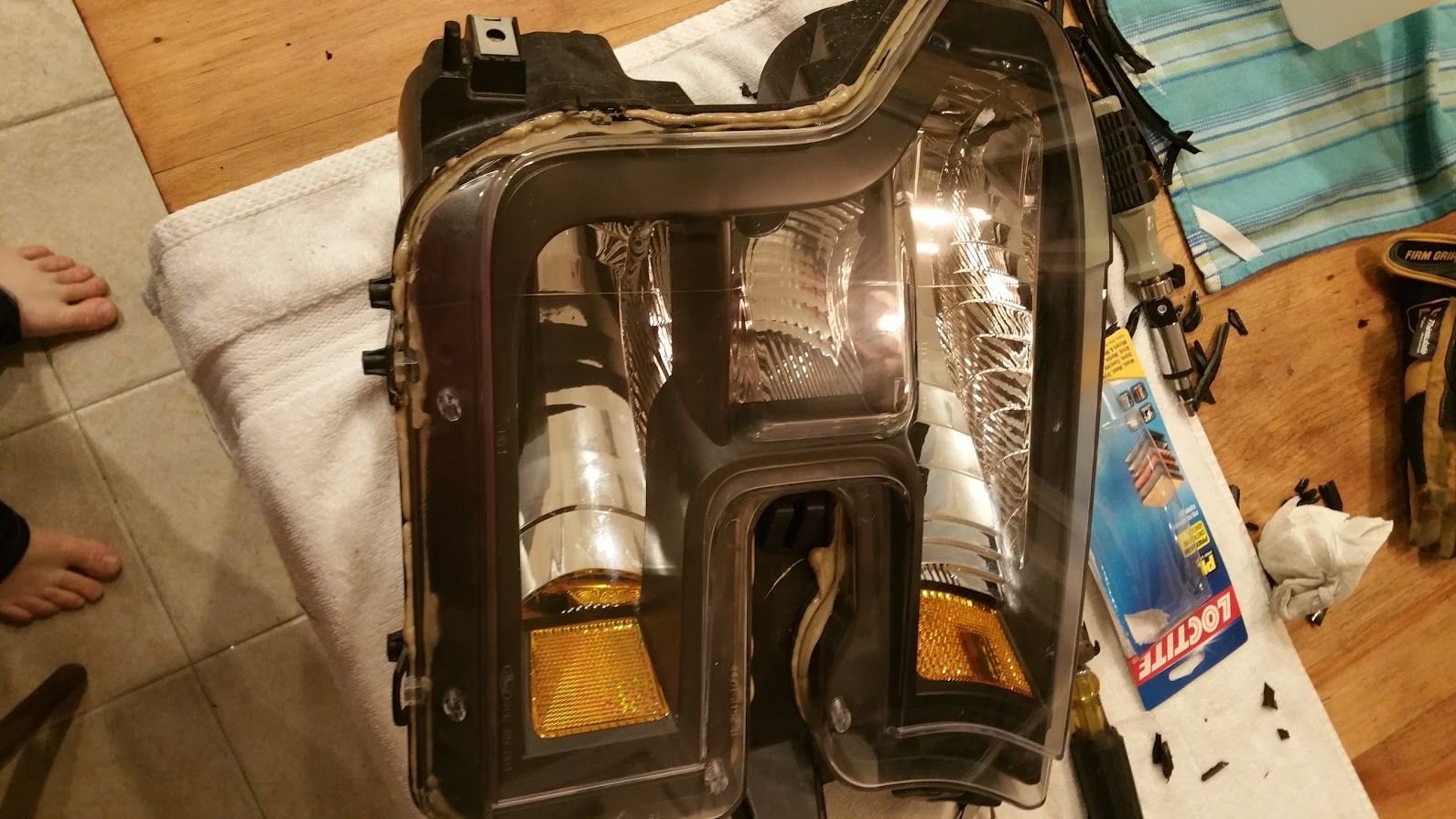 DIY: Baking Headlights and Painting Headlight Inserts - Ford F150 Forum ...