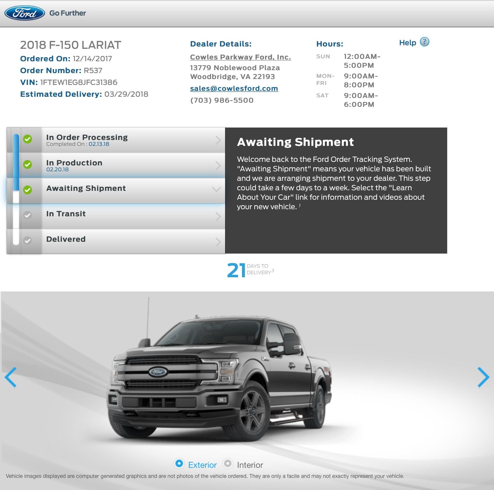 Tracking Thread!! VIN's with Build Dates - Page 1107 - Ford F150 Forum ...