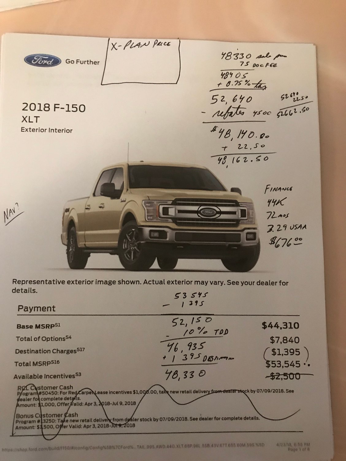 Just tell us your under invoice price paid. - Page 707 - Ford F150 ...