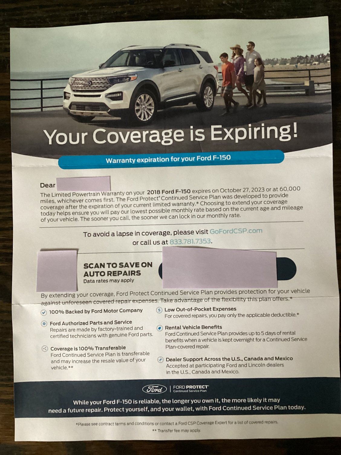 Ford Protect CSP info - Ford F150 Forum - Community of Ford Truck Fans